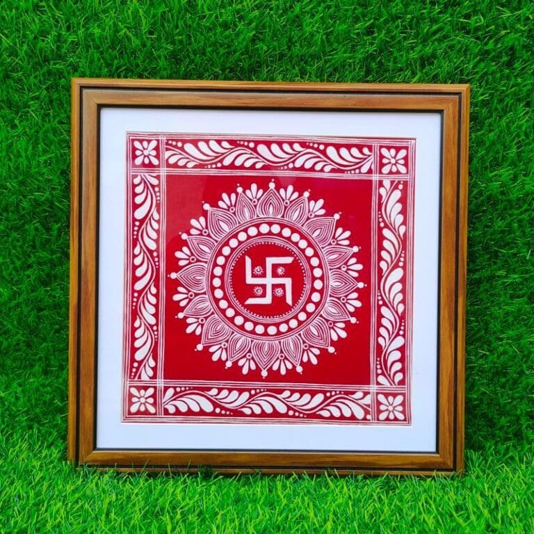 Aipan Art Wall Hanging – Handcrafted Kumaoni Home Decor